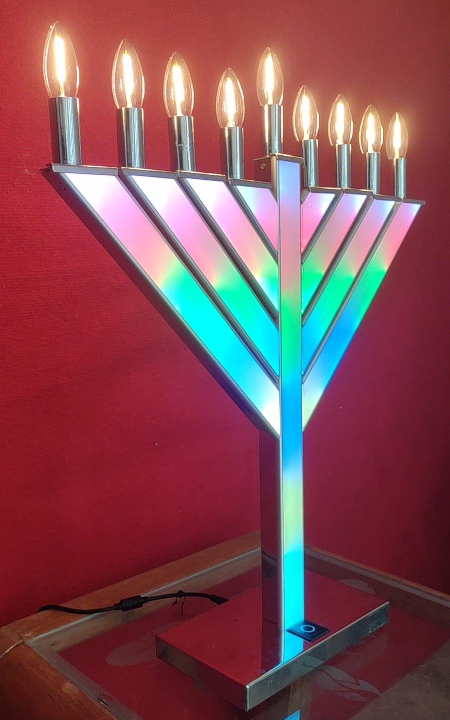 LUX Indoor Display Menorah 24″ – ahuva.com