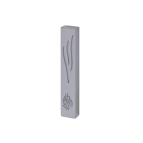 Polyresin "cement" Mezuzah 15 Cm, Stone - Like, Gray Color – ahuva.com