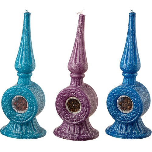 Candle For Havdalah 25 Cm, With Besomim'- Assorted Colors – ahuva.com