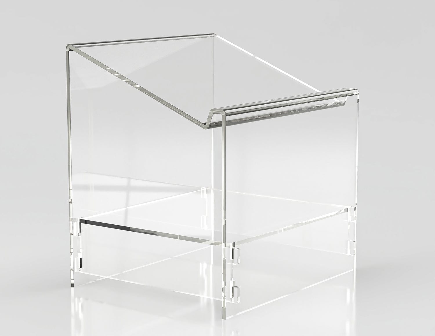 Acrylic Table Top Shtender With Shelf "14 H X" 12 W – ahuva.com