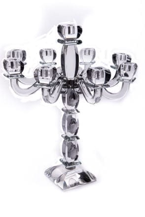 Candelabra Crystal and Sterling Silver 9 Branches – ahuva.com