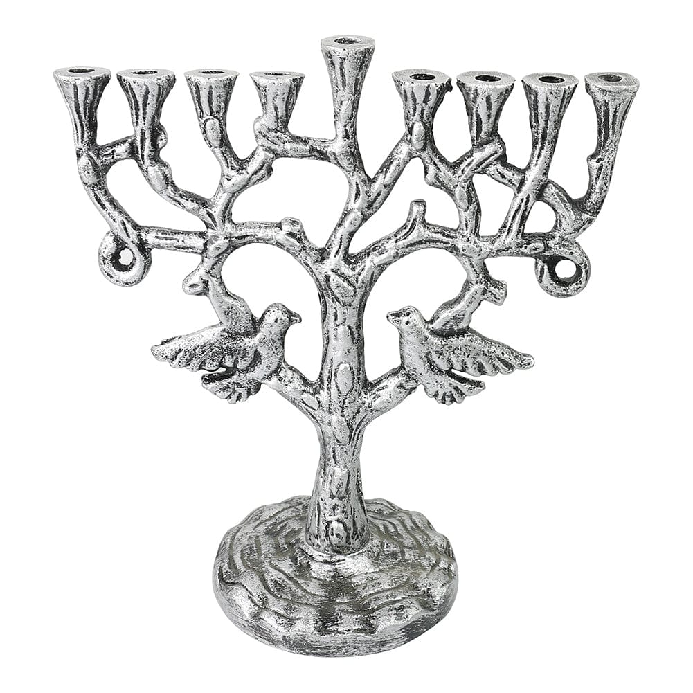 Menorah Metal Birds 10" – ahuva.com