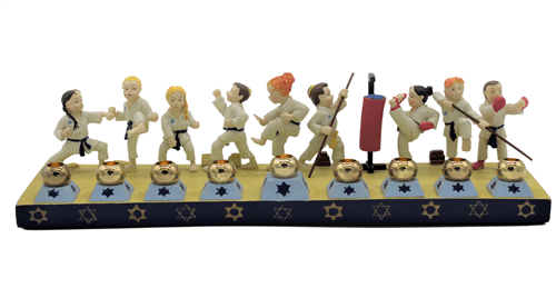 Karate Menorah – ahuva.com