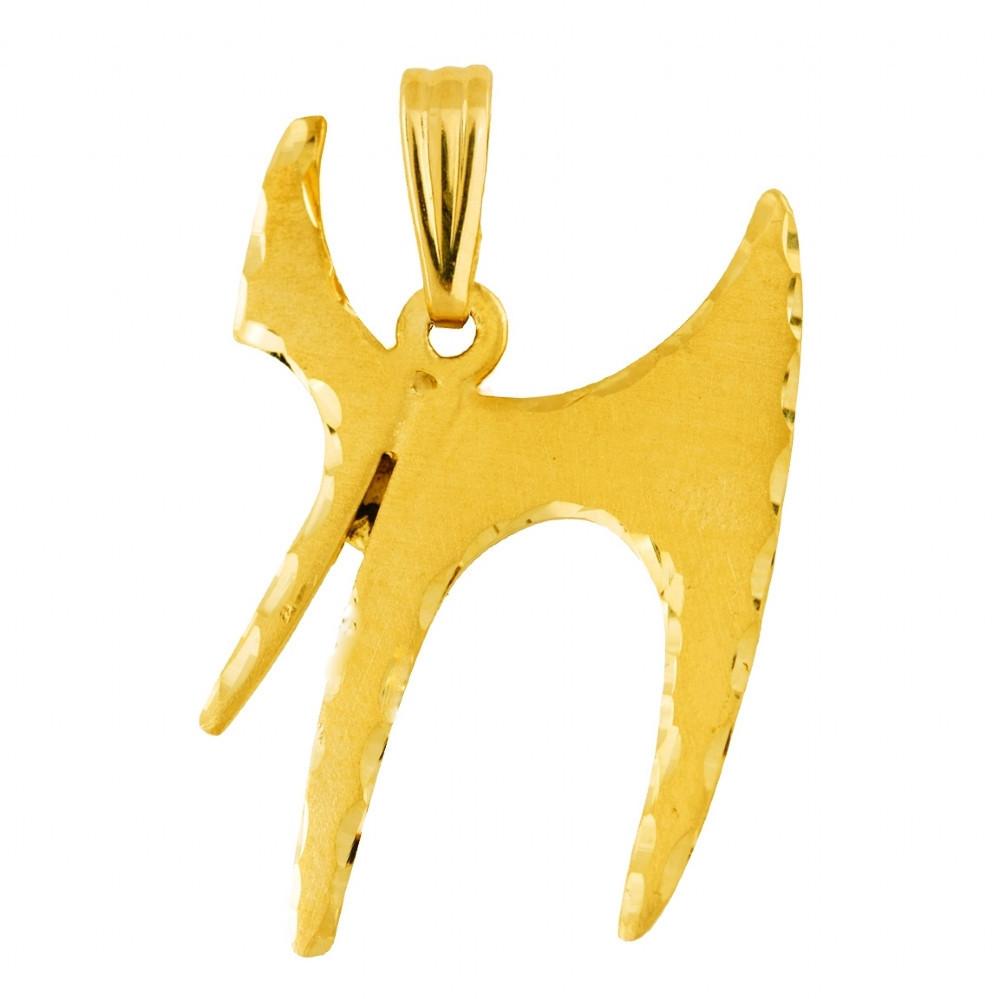 Contemporary Chai Pendant - Chai Jewelry - Eastern Jewelers – ahuva.com