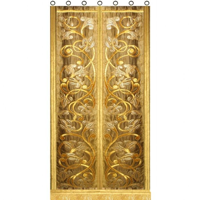 Hand Embroidered Parochet - Parochet Ark - Paroches Ark Curtain – ahuva.com