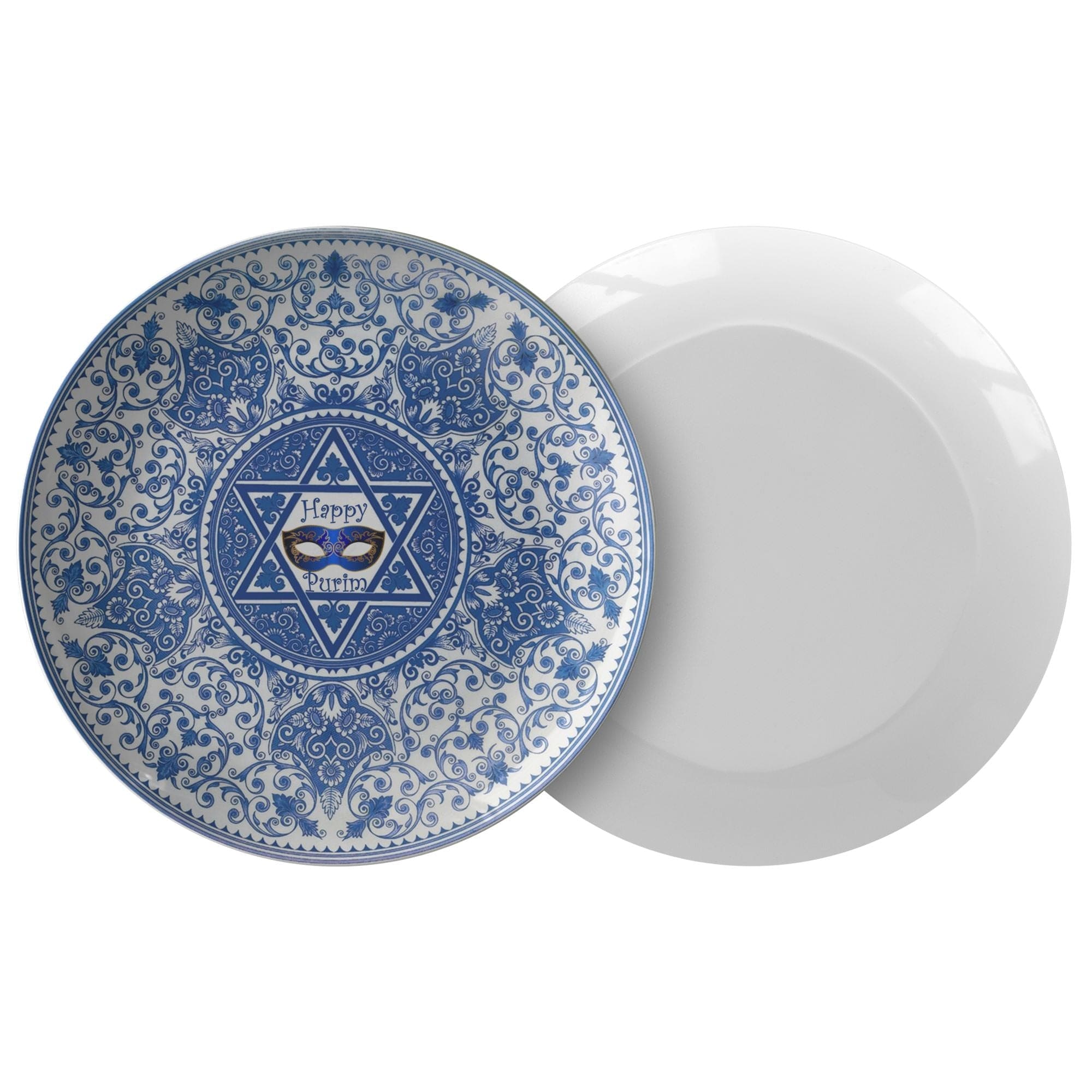 Happy Purim Serving & Dinner Plates – ahuva.com