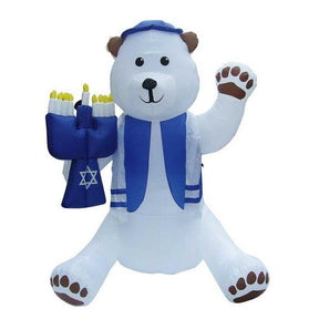 Inflatable Hanukkah Menorah Bear - Modern Menorah - Inflatables – ahuva.com