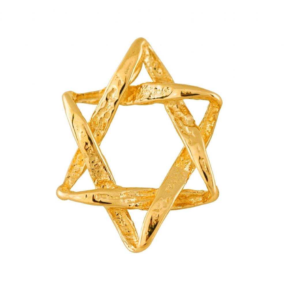 Interwoven Modern Star Of David Cut Out Design - Star of David ...