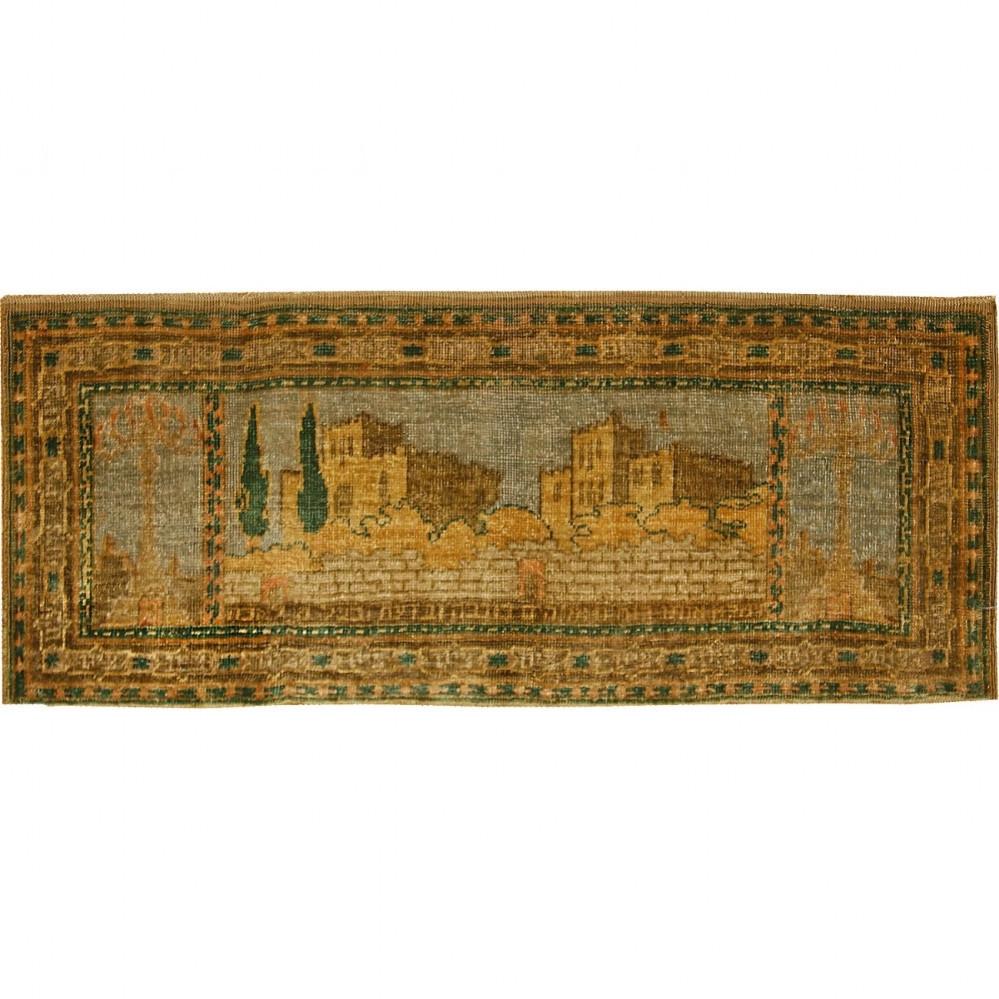 Jewish Tapestry - Antique Silk Bezalel Rug - Tapestries - Baijang Rugs ...