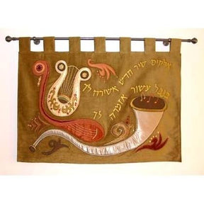 Jewish Tapestry - Musical Instruments - Tapestries - Shesh Moshzar ...