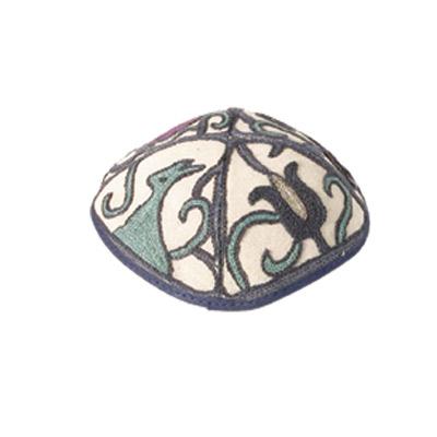 Kippah Hand Embroidered - Animals – ahuva.com
