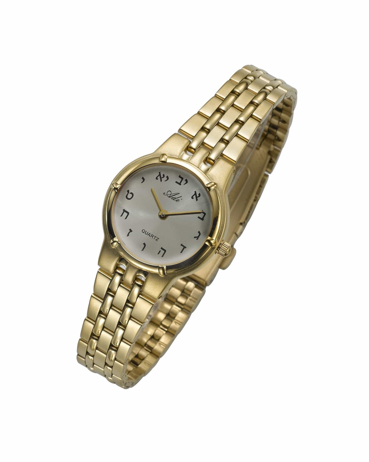 Ladies Jeweled Hebrew Timepiece - Hebrew Watch - Adi Israel – ahuva.com