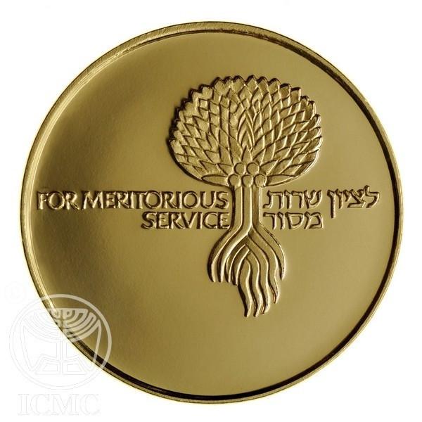 Meritorious Service - Gold Medal - Medallion Coins - IsraelMint – ahuva.com