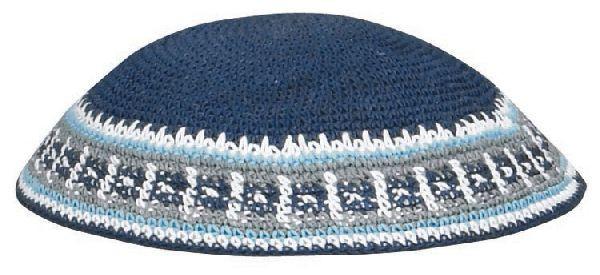 Navy With Grey Colored Border – ahuva.com