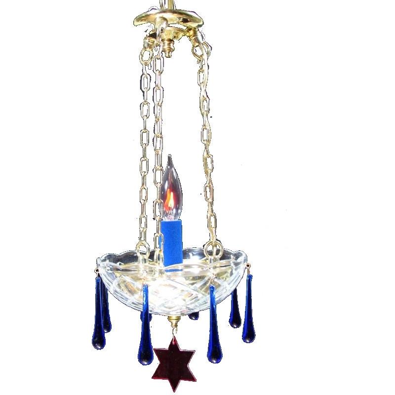 Ner Tamid Eternal Lamp Light - Glass - Ner Tamid Light - JEII – ahuva.com