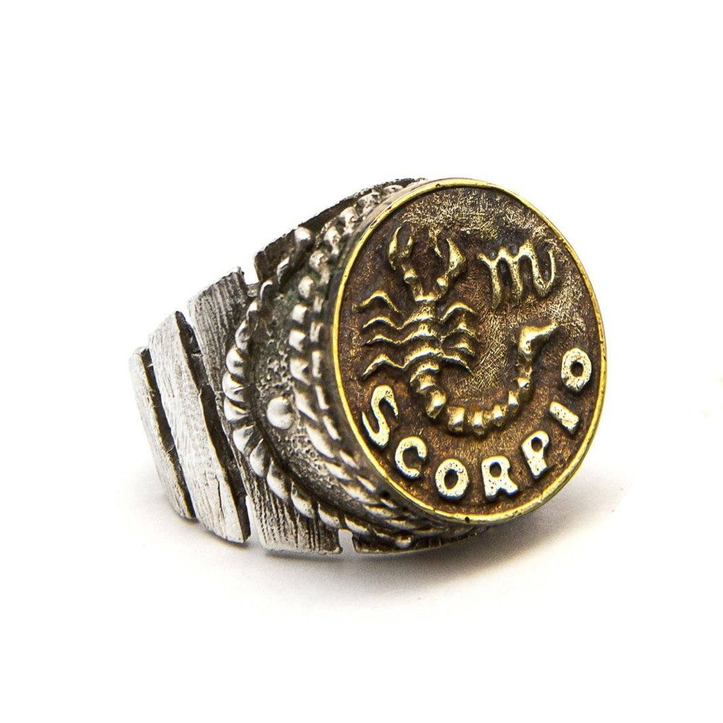 Scorpio Sign Astrology Zodiac Scorpion Ring – ahuva.com