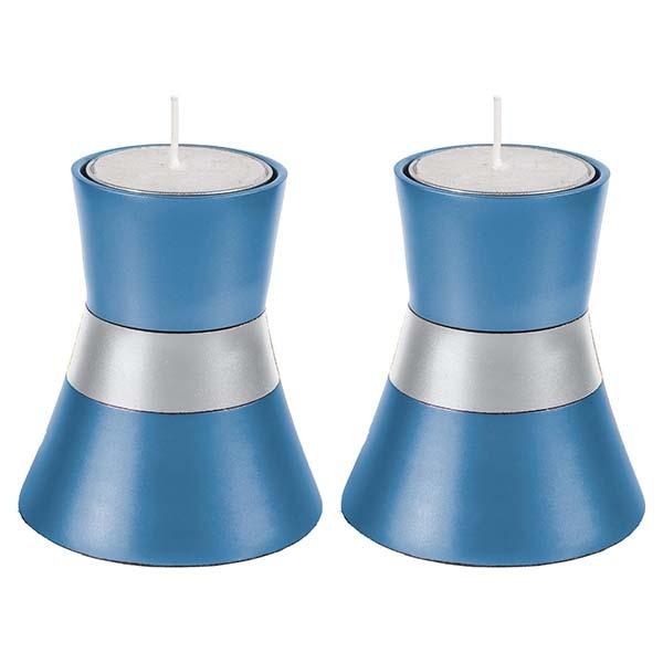 Small Candlesticks - Light blue – ahuva.com
