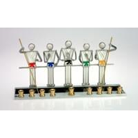 Sports Menorahs - Choose Sport Menorah - Modern Menorah - Susan F ...