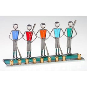 Sports Menorahs - Choose Sport Menorah - Modern Menorah - Susan F ...