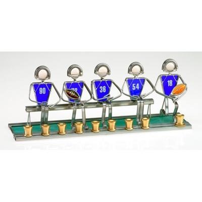 Sports Menorahs - Choose Sport Menorah - Modern Menorah - Susan F ...