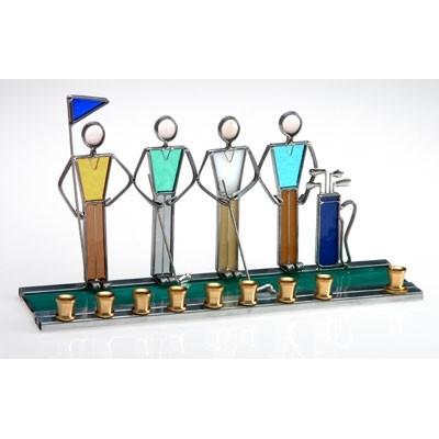 Sports Menorahs - Choose Sport Menorah - Modern Menorah - Susan F ...