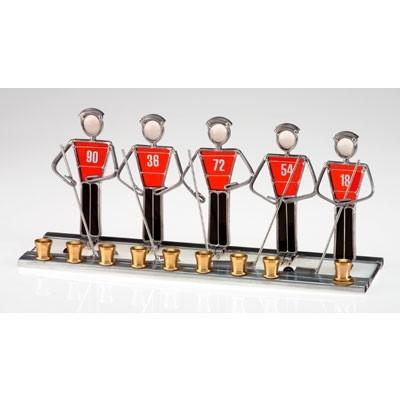 Sports Menorahs - Choose Sport Menorah - Modern Menorah - Susan F ...