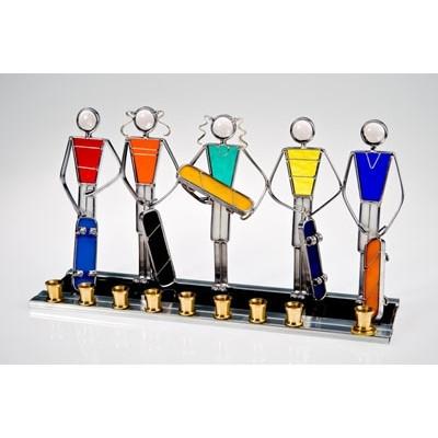 Sports Menorahs - Choose Sport Menorah - Modern Menorah - Susan F ...