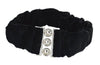 Velvet Torah belt with buckle closure. – ahuva.com